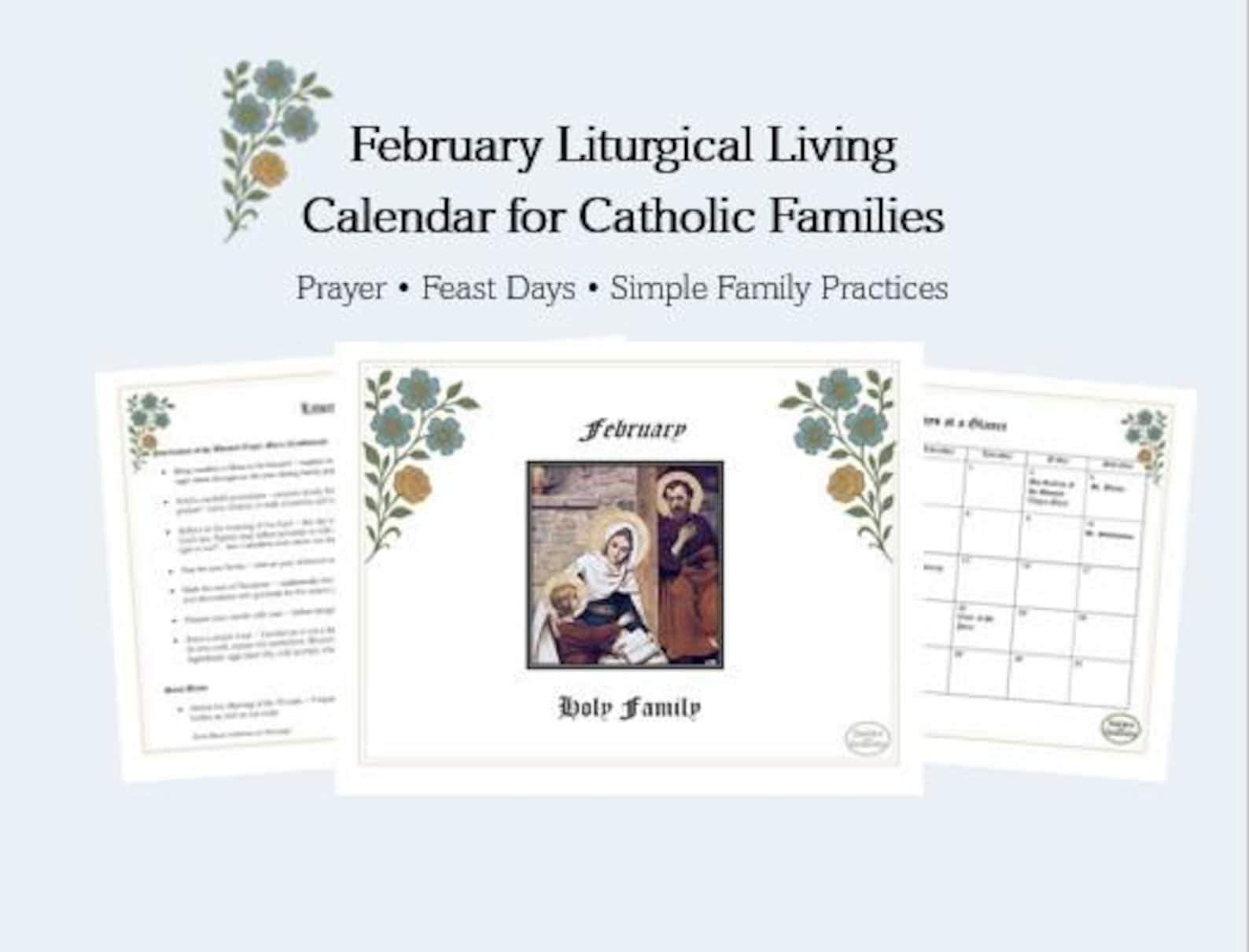February Liturgical Living Guide | Catholic Calendar, Feast Days ...