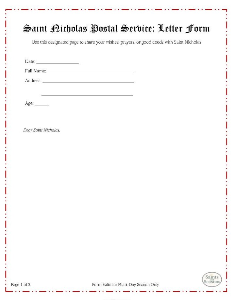 Fun Saint Nicholas Printables for Kids | Trivia, Word Search, Coloring ...