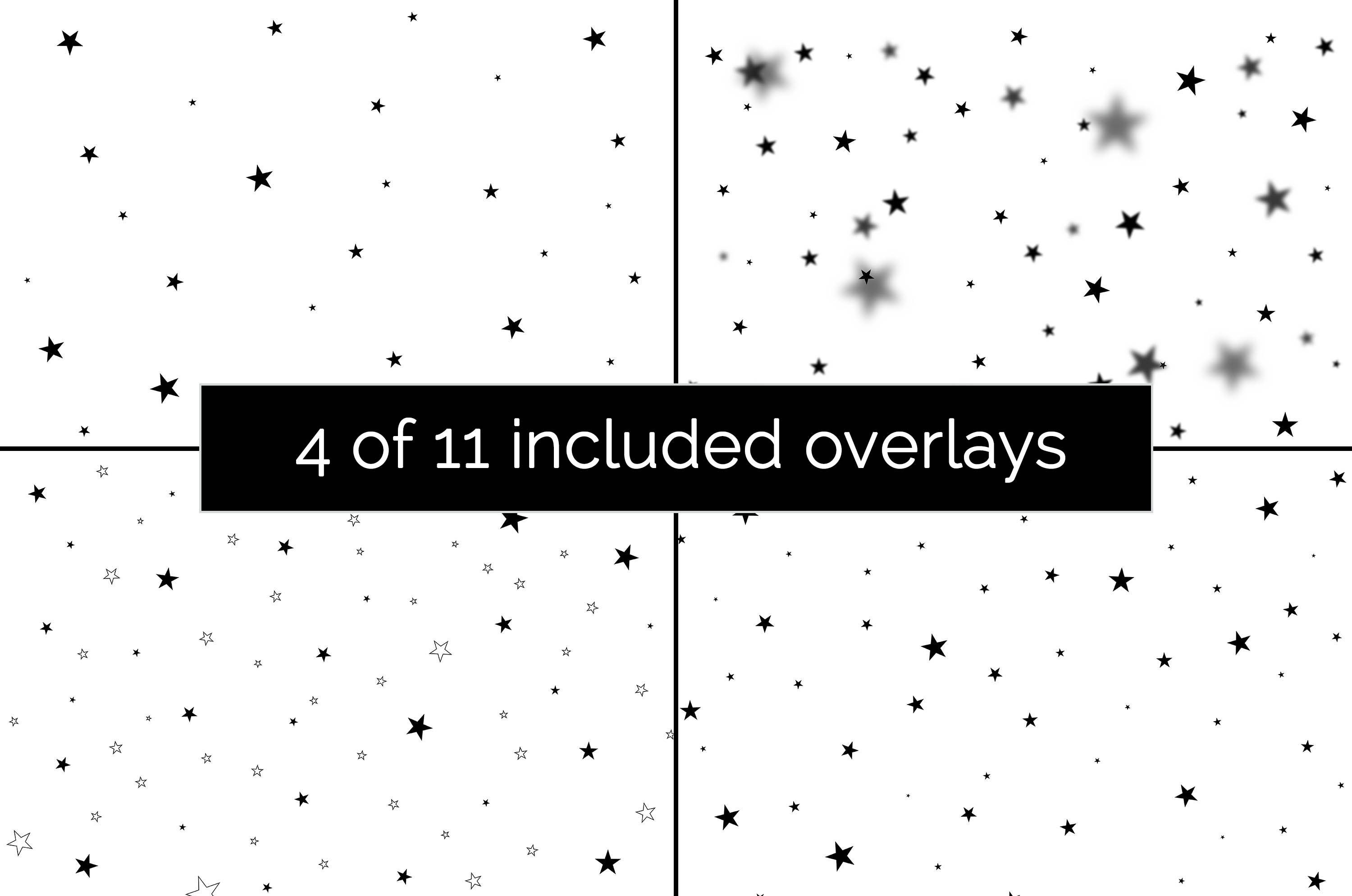 11 Star Overlays for Photoshop - Etsy Canada