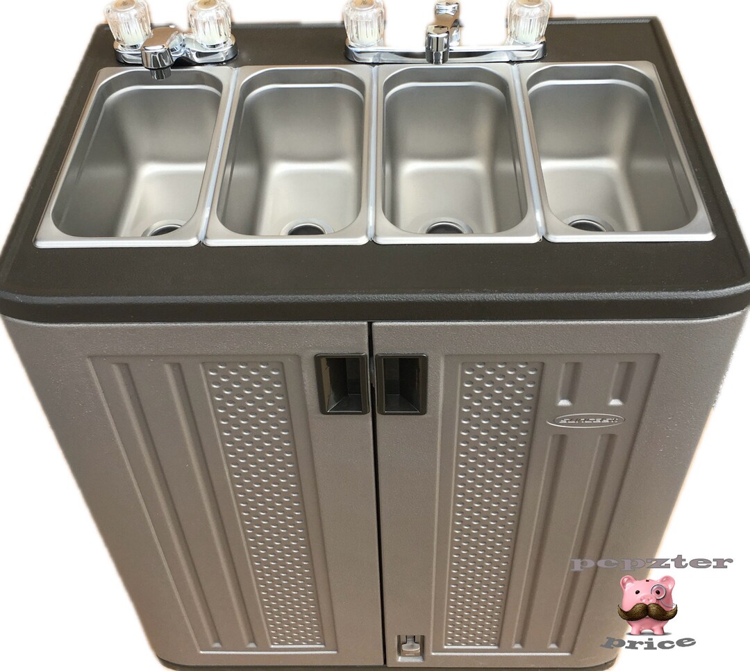 Portable Concession Sink Four Compartment Hot Water - Etsy