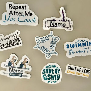 Synchronized Swimming Stickers!!! *free Shipping* - Etsy