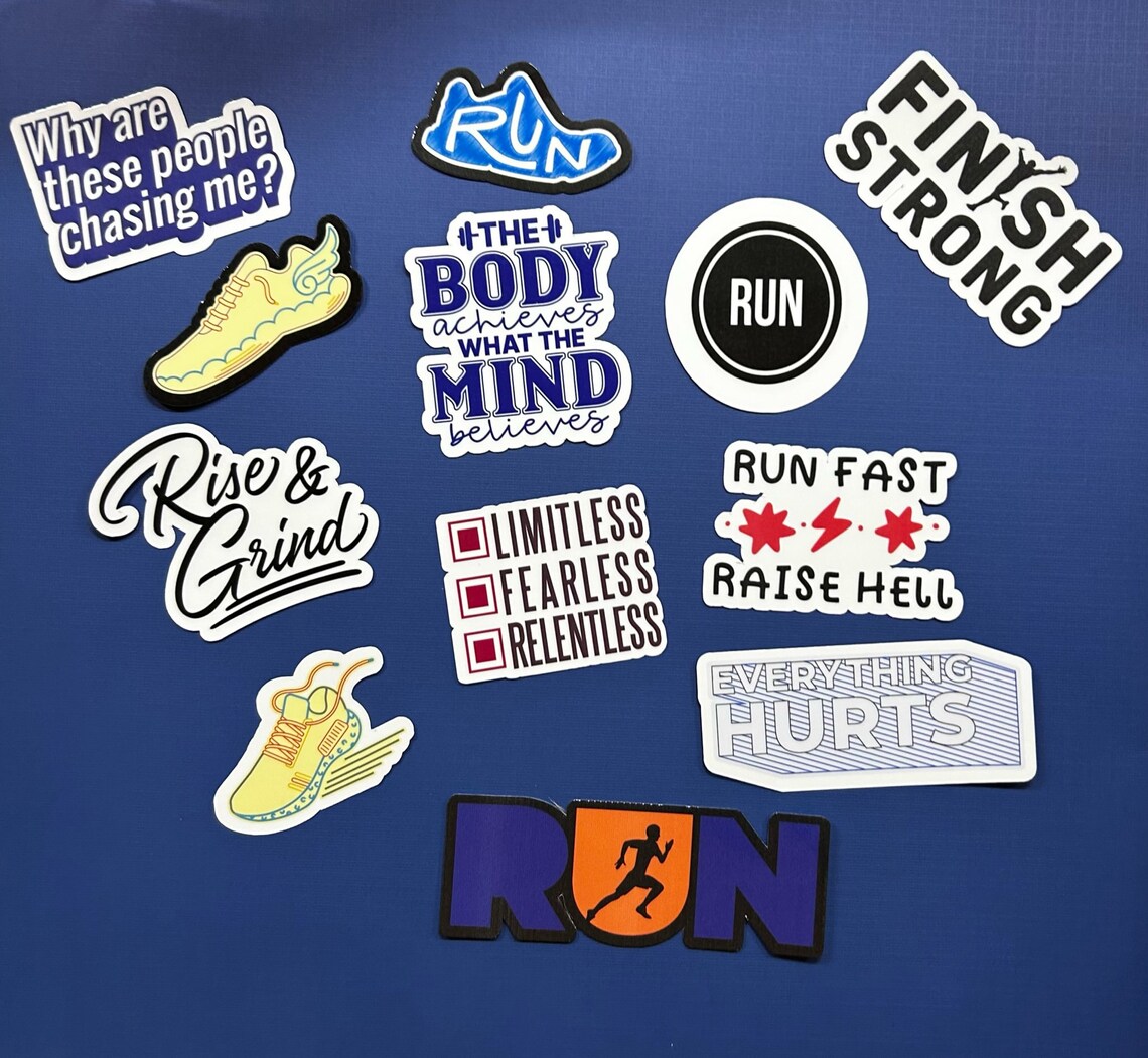 Track and Field Stickers **FREE SHIPPING** Personalization Optional - Etsy