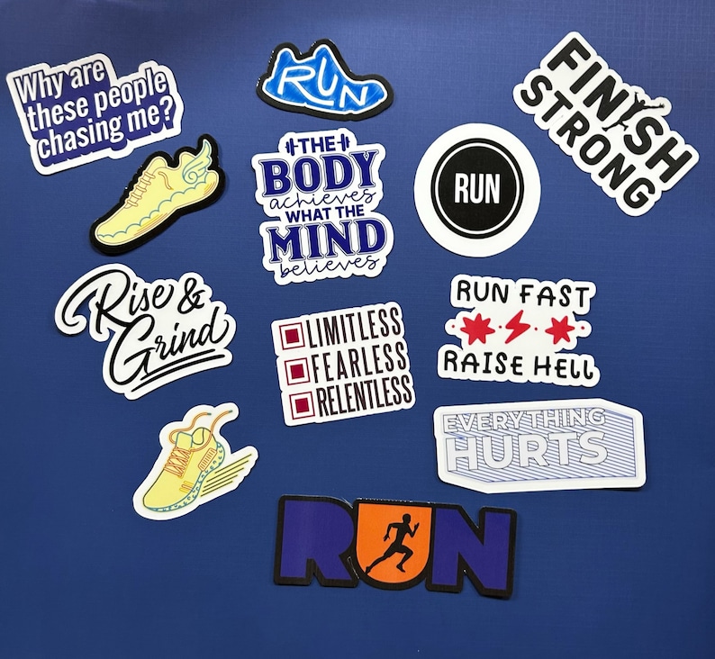 Track and Field Stickers **FREE SHIPPING** Personalization Optional - Etsy