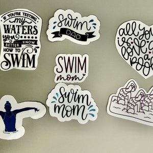 Synchronized Swimming Stickers!!! *free Shipping* - Etsy