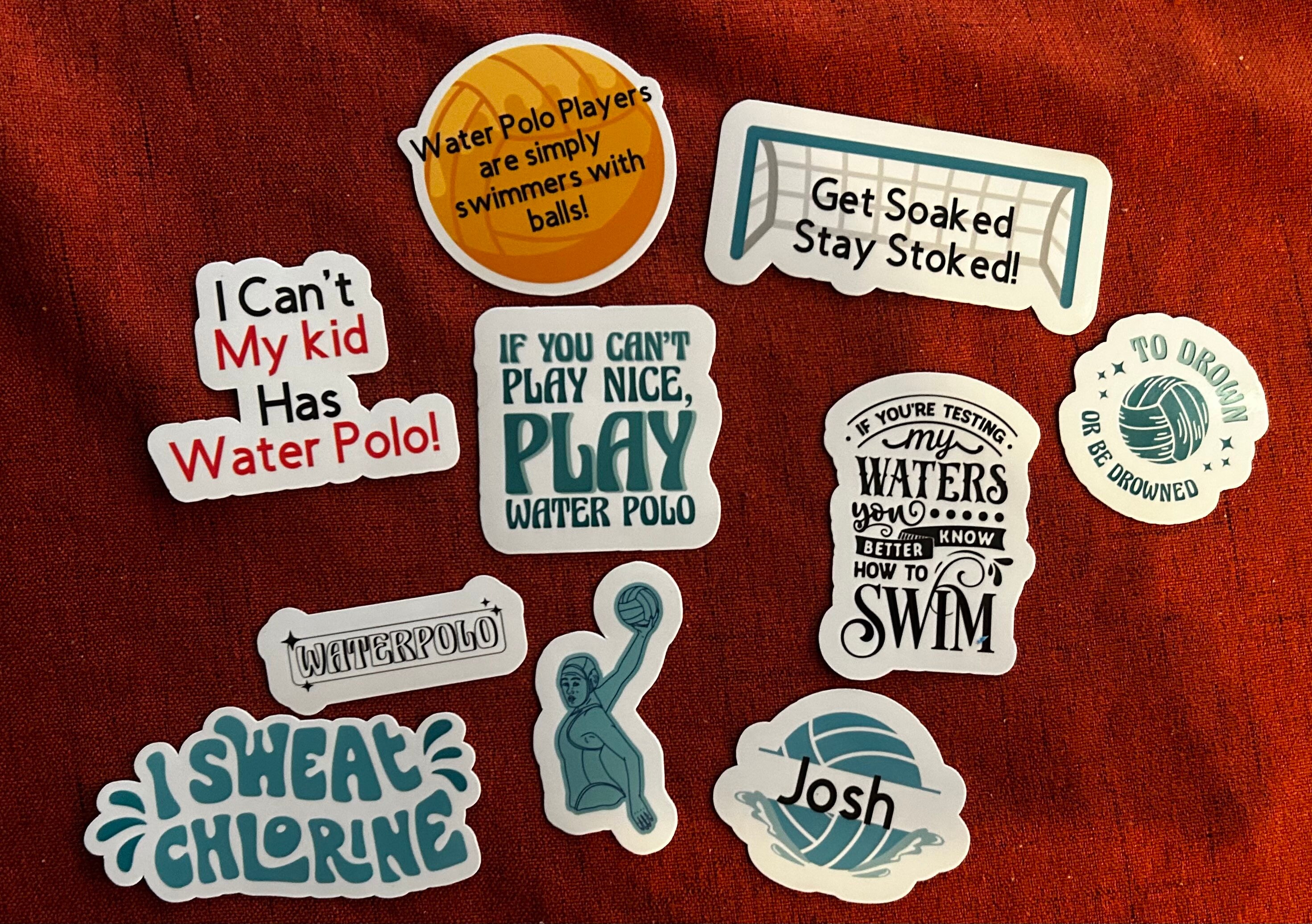 Swim Dive Water Polo and Synchronized Swim Stickers free - Etsy