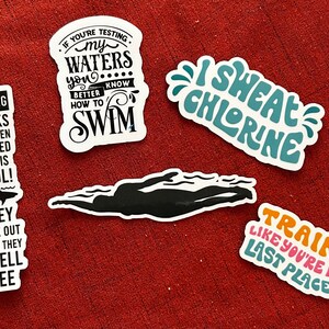 Swim, Dive, Water Polo and Synchronized Swim Stickers free ...