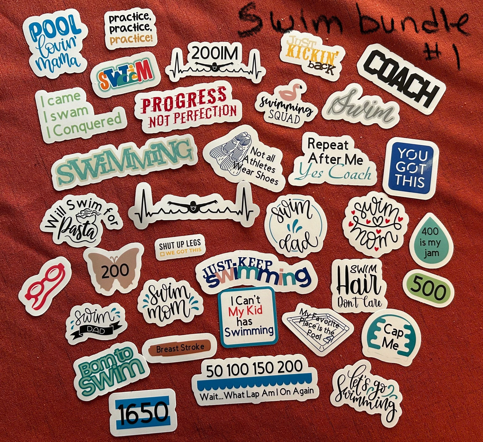 Swim Dive Water Polo and Synchronized Swim Stickers - Etsy UK