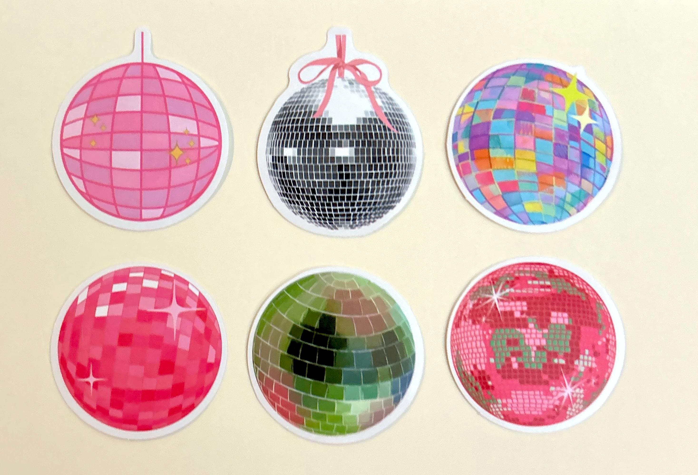 Disco Ball Stickers Choose Your Pack Size Happy Mail Decal for Water ...