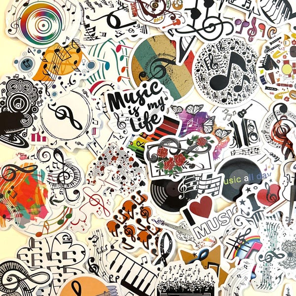 Music Sticker - Etsy
