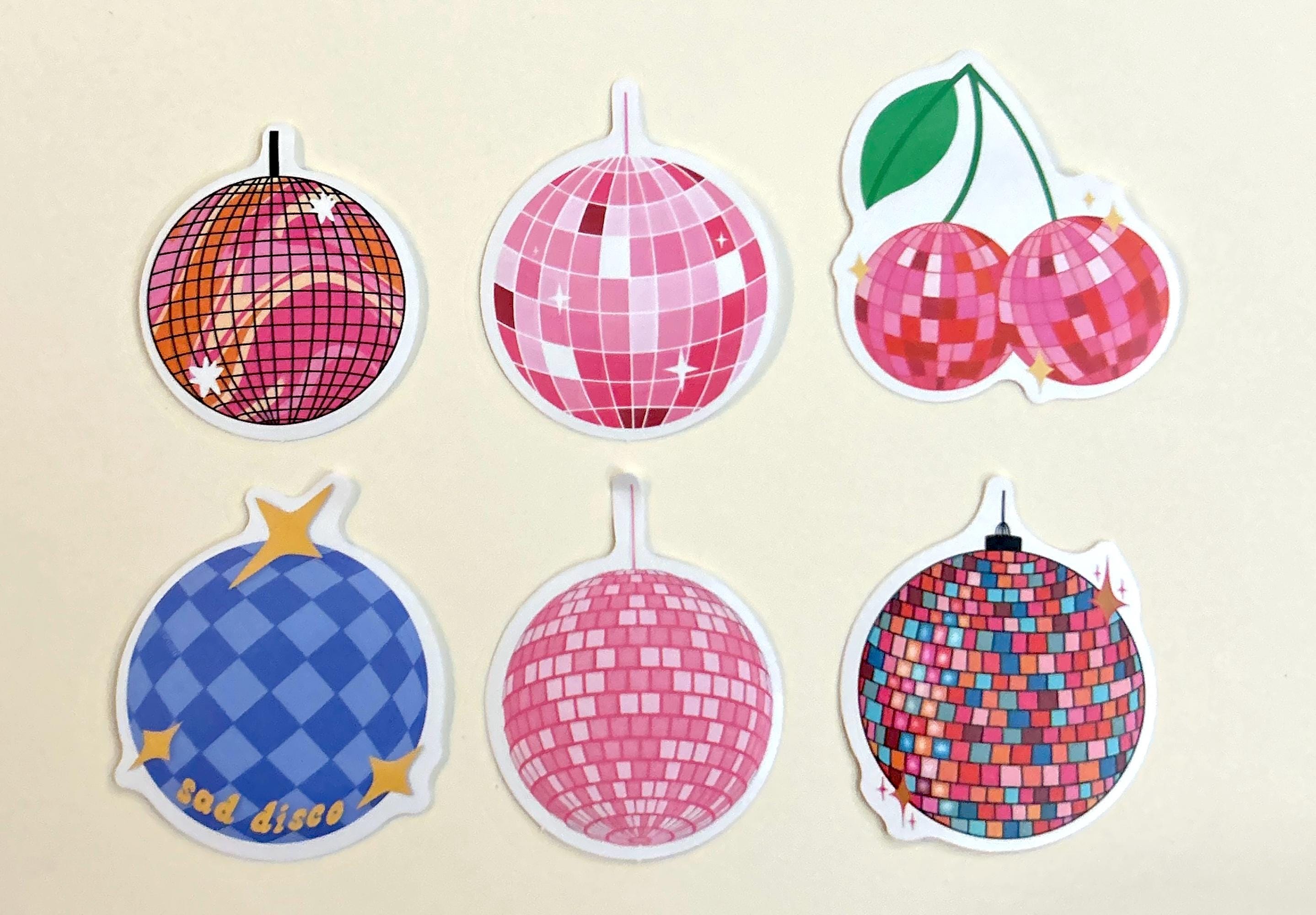 Disco Ball Stickers Choose Your Pack Size Happy Mail Decal for Water ...