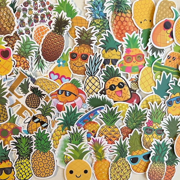 Pineapple Sticker - Etsy