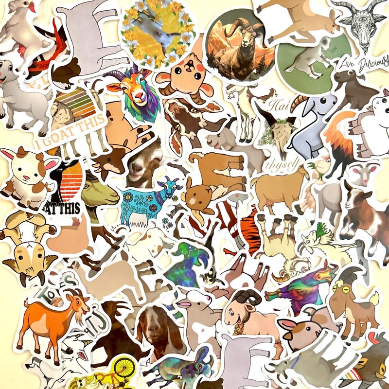 Goat Usa Stickers - Etsy