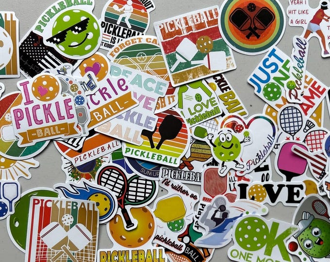 Pickleball Paddle Sticker, Gift, Pickleball, Pickleball Accessory ...