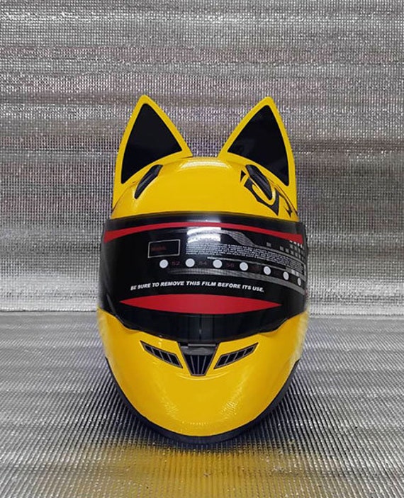 Helmet Durarara Celty Helmets ear Light 1 1 Wearable Etsy