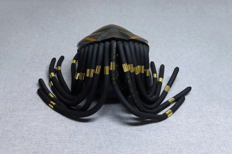 Helmet Predator HEROI Gold Motorcycle Helmets 1/1 Wearable - Etsy