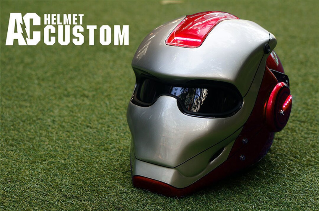 Iron man motorbike helmet store
