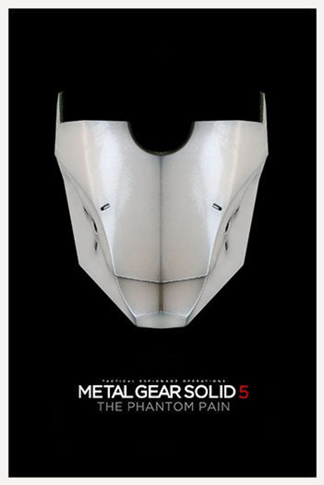 Mask Metal Gear Solid Gray Fox Face Mask 1/1 Wearable - Etsy