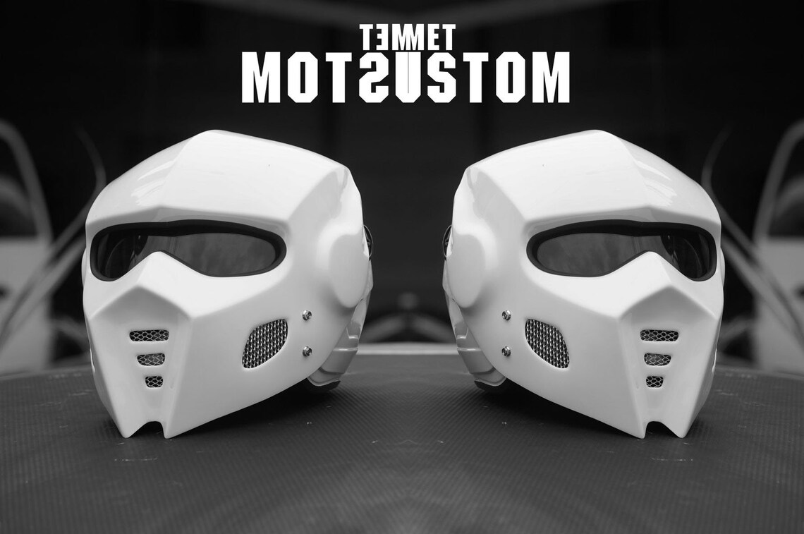 Helmet Mortal Kombat Heroi SUB ZERO Motorcycle Helmets 1/1 Wearable - Etsy