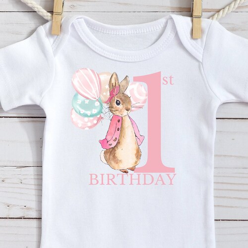 Flopsy Rabbit 1st Birthday Onesies® Peter Rabbit Flopsy 1st | Etsy