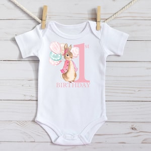 Flopsy Rabbit 1st Birthday Onesies®, Peter Rabbit Flopsy 1st Birthday ...