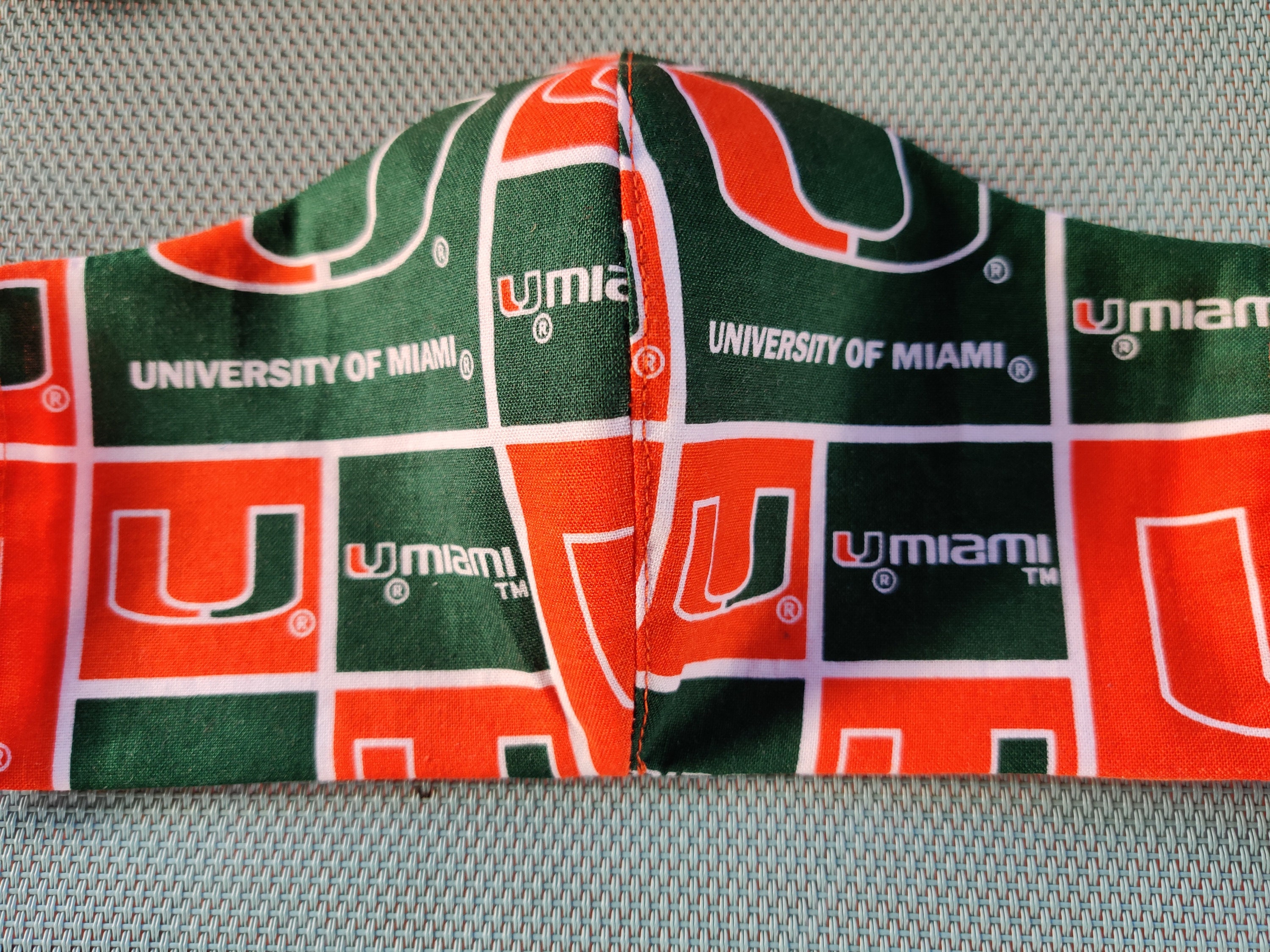 Miami Canes Face Mask Florida Gators Face Mask Washable and - Etsy
