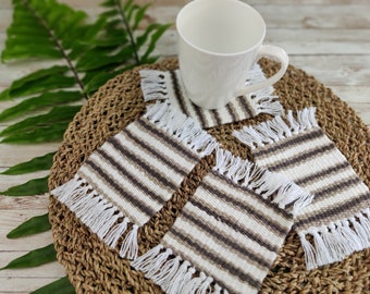 Handwoven Mug Rug - Etsy
