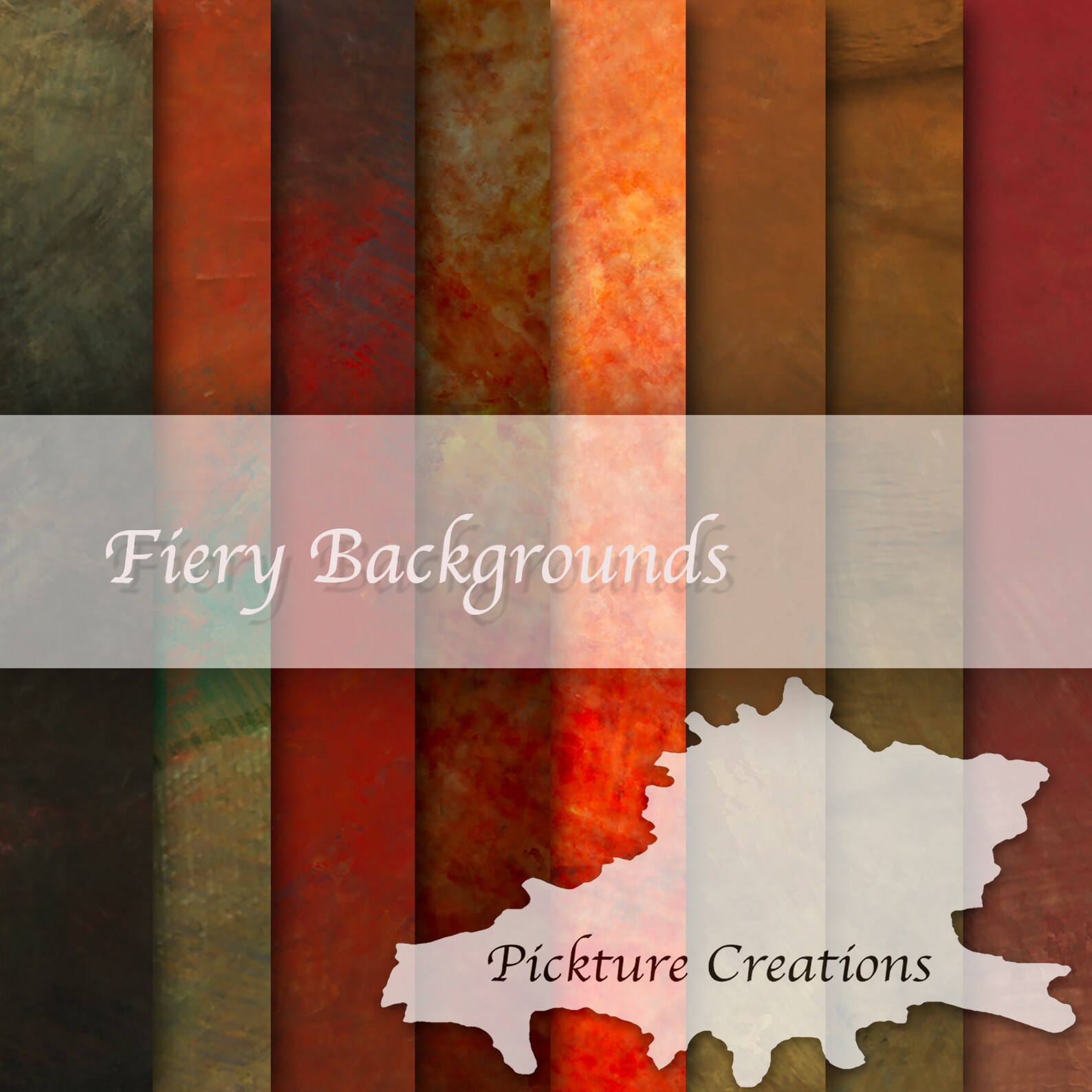 Fiery Textures Overlaysbackgrounds Backdrop Fine Art - Etsy