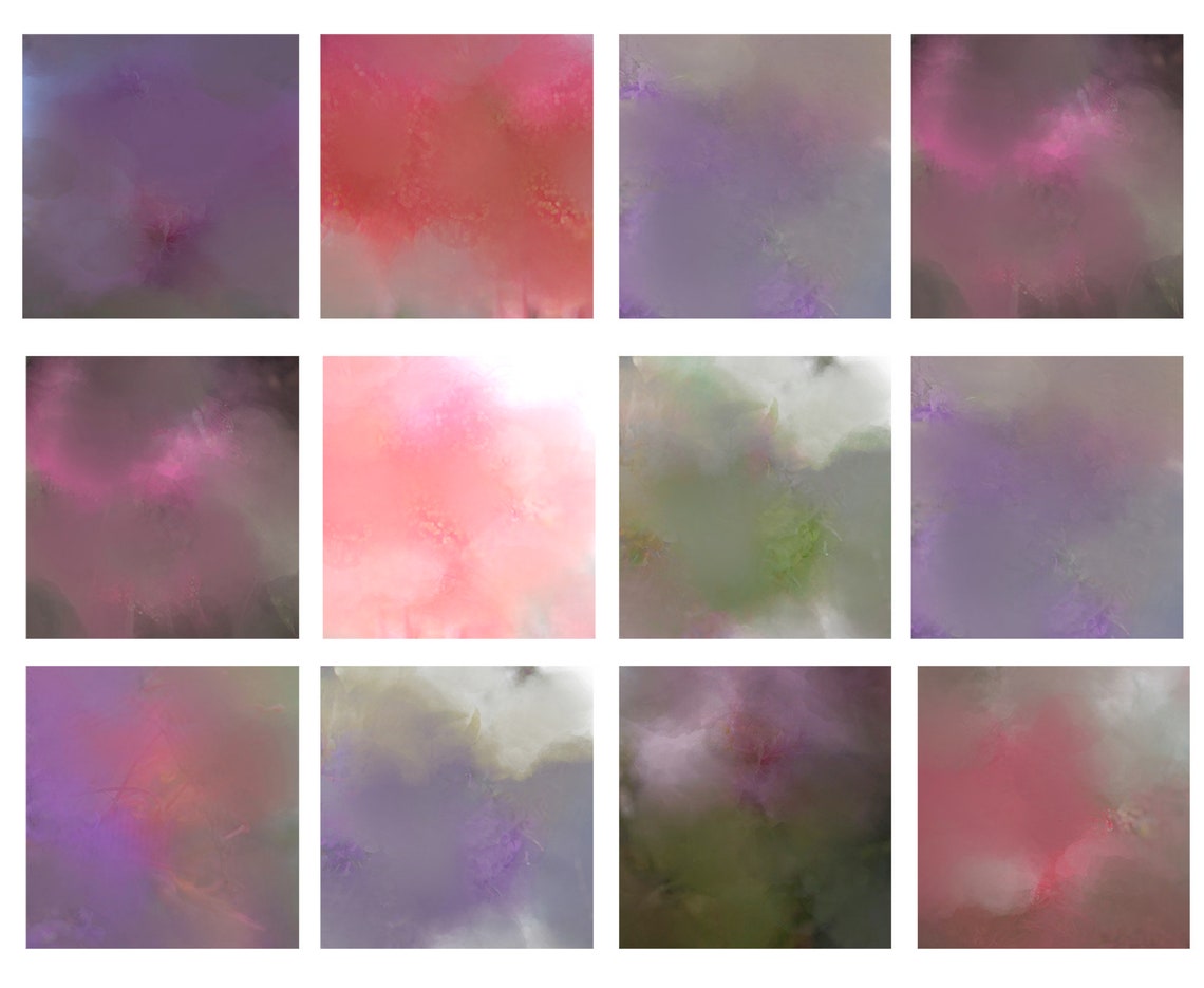 Subtle Flowers - Backgrounds, Pages,scrapbook, - Etsy