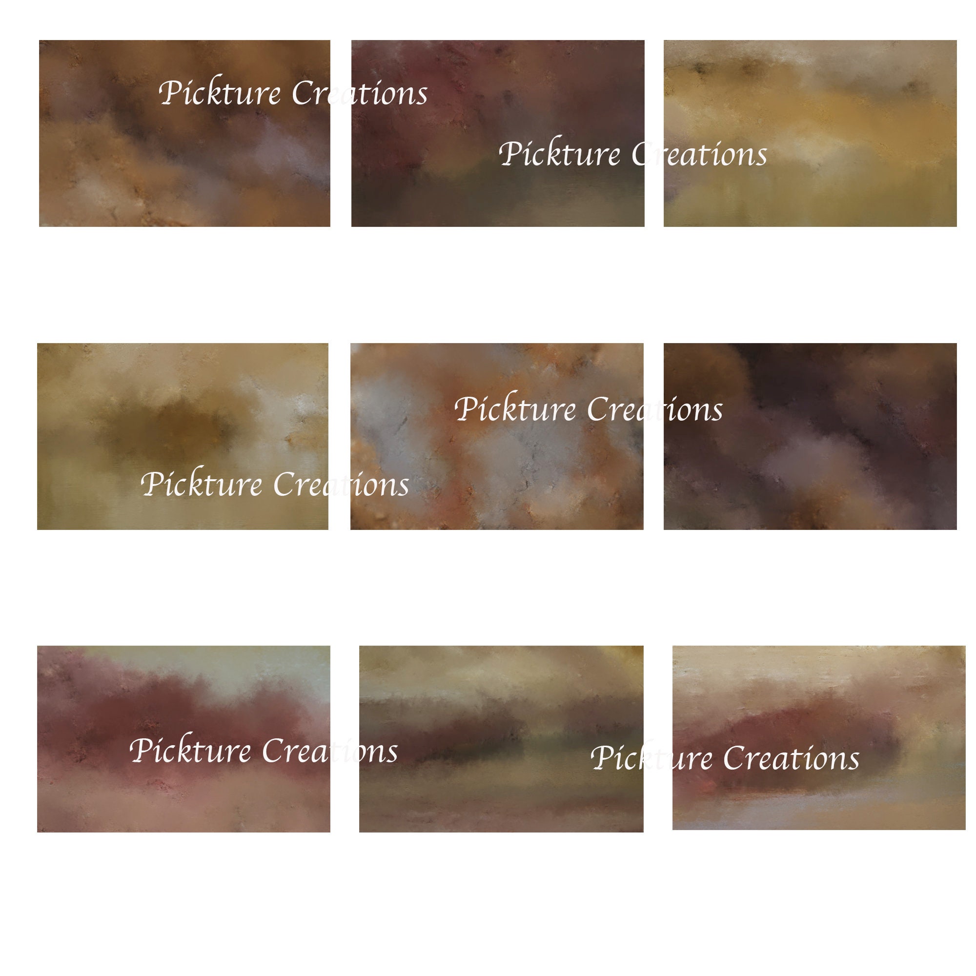 Clay 1 - Painted Clay Backgrounds, Textures. Overlays - Etsy