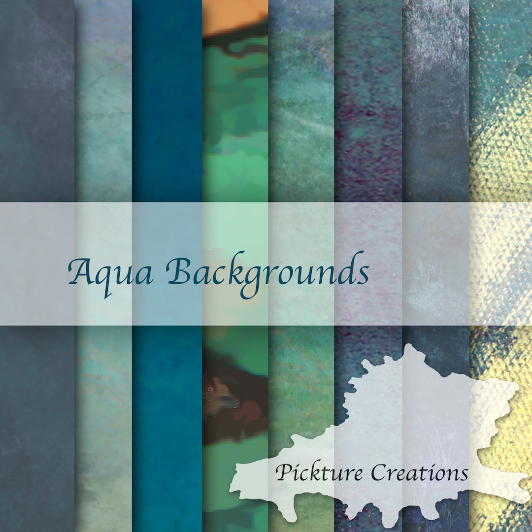 Aqua - Background Texture,scrapbook,photoshop Overlays,fine Art,photo ...