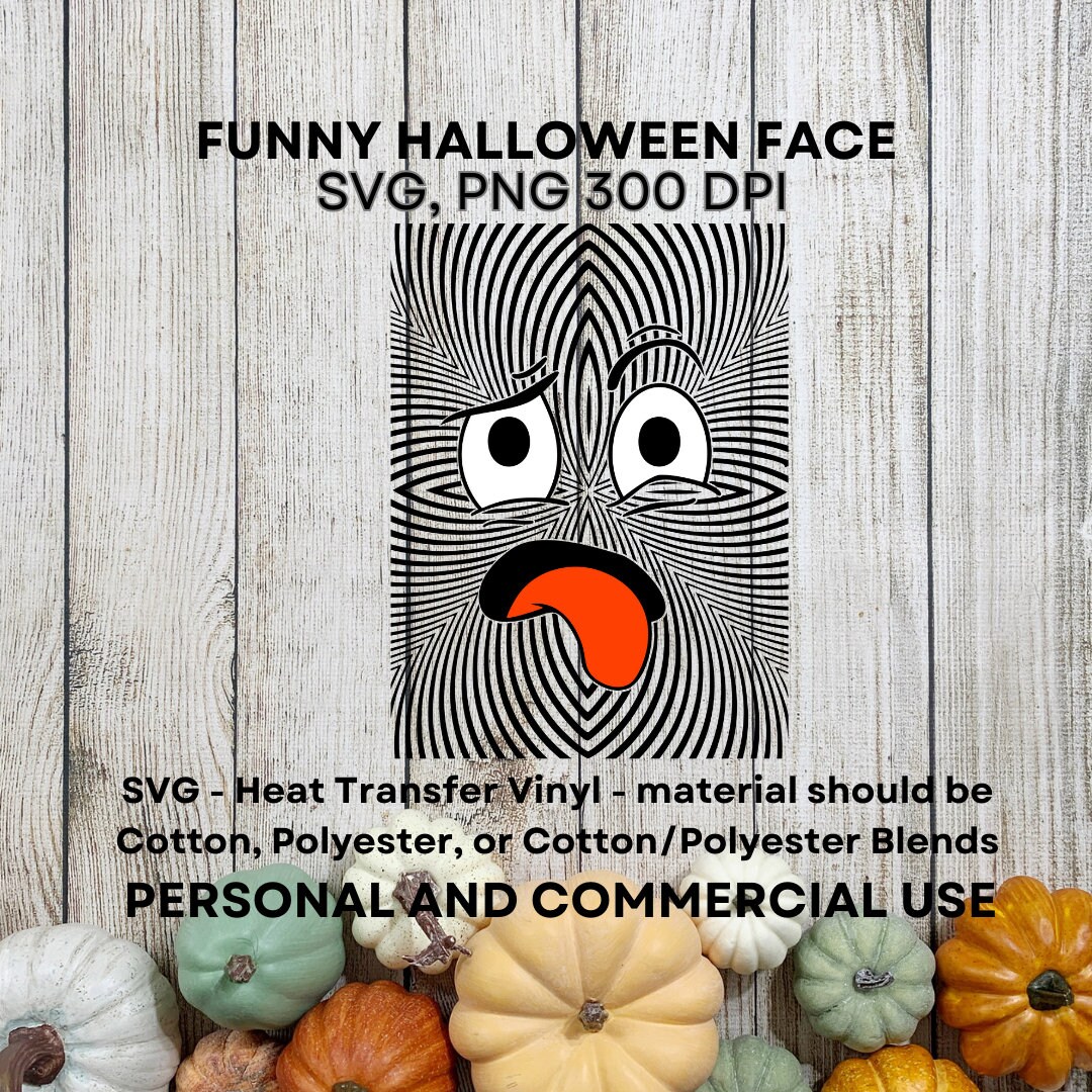 Hilarious Halloween Optical Illusion SVG, Spooky Vibes Digital Design ...