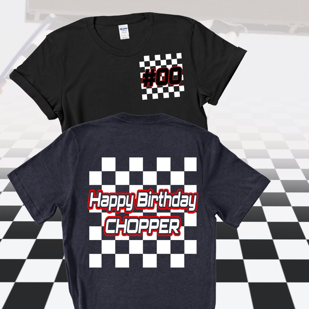 Checkered Racing Design SVG or PNG File, Tailored for You! Personalized ...