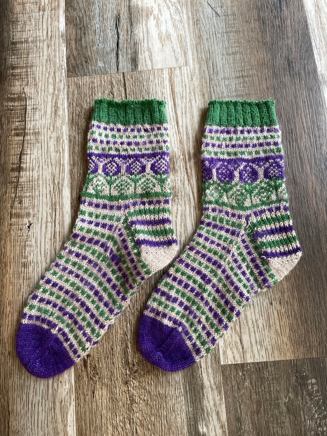 Spring Has Sprung Sock Knitting Pattern - Etsy