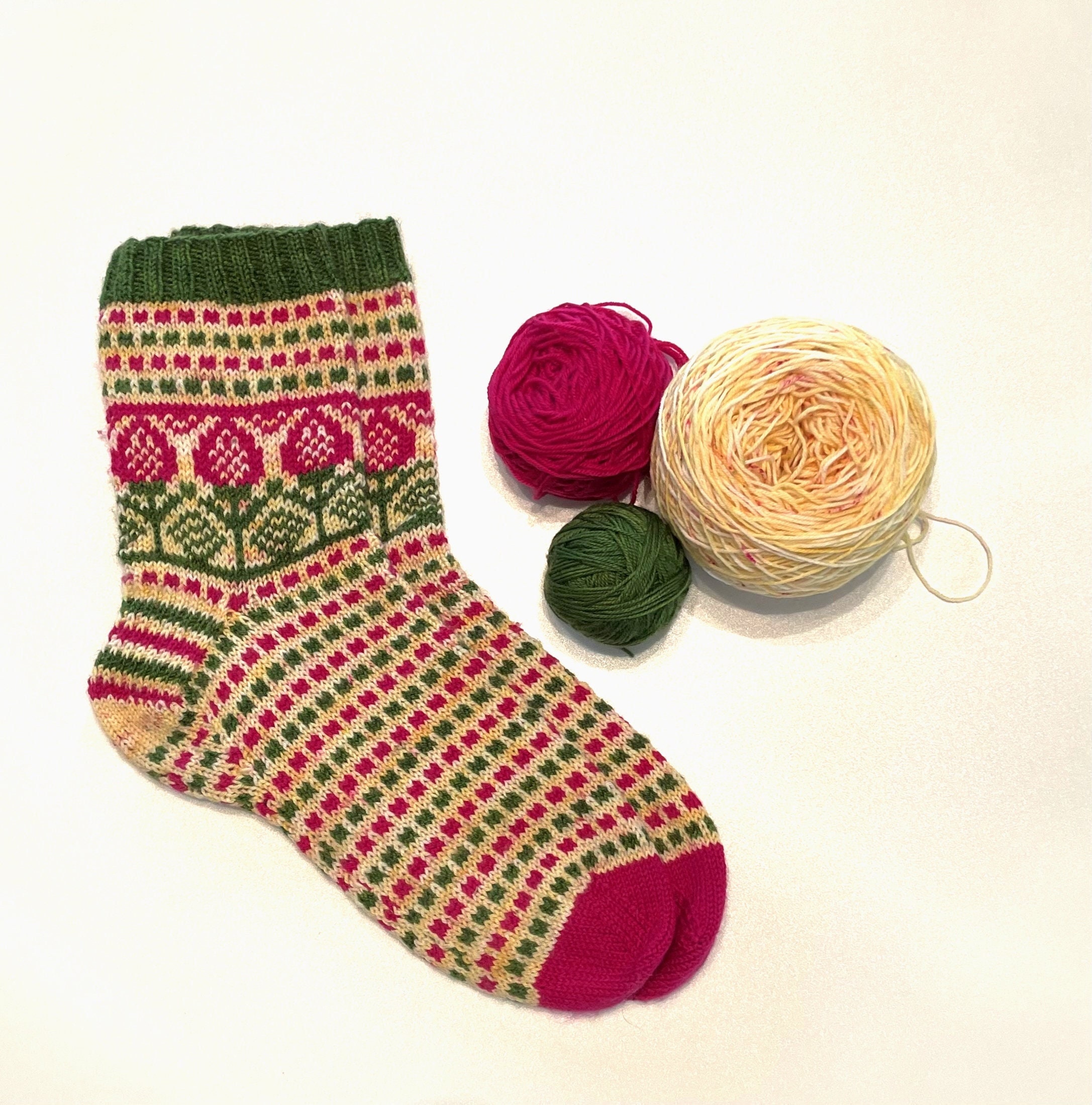 Spring Has Sprung Sock Knitting Pattern - Etsy