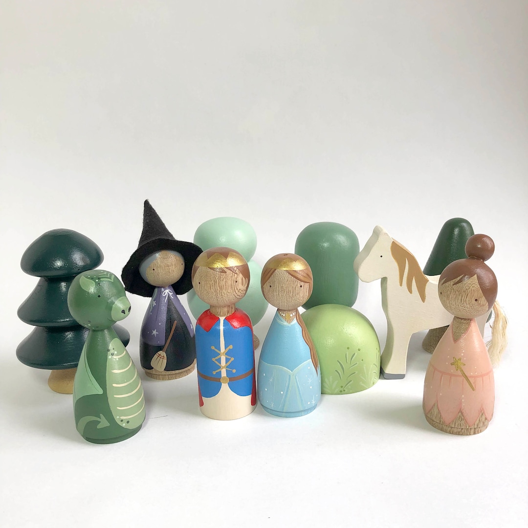 Wooden Fairy Tale Set for Toddlers - Storytelling Toys for Kids ...
