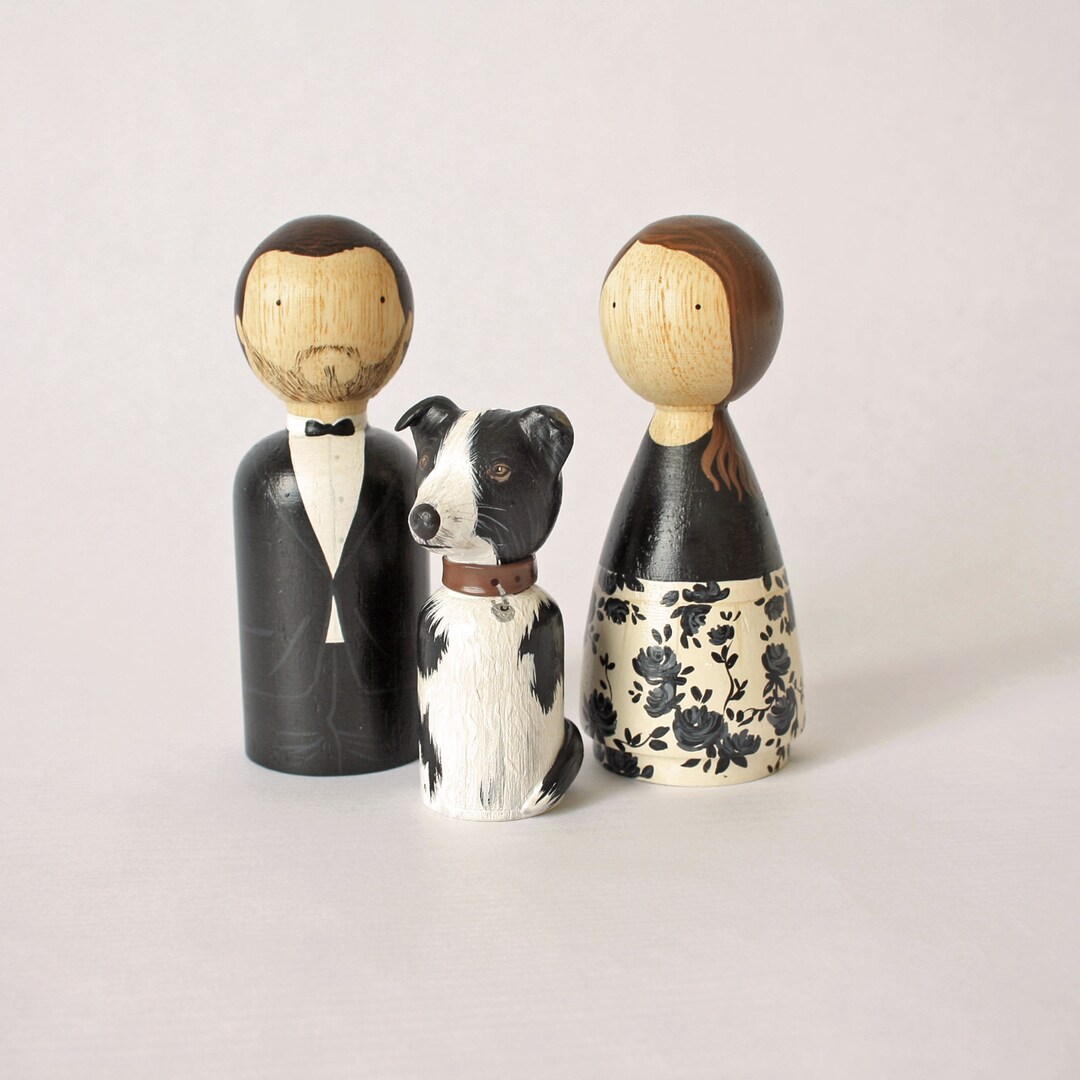 Wooden Dolls Family Personalized Wooden Family With Adults - Etsy