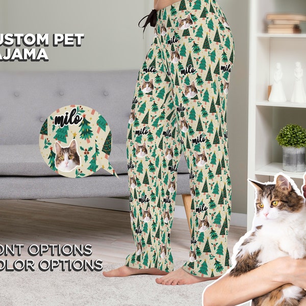 Custom Cat Pj Pants Men - Etsy