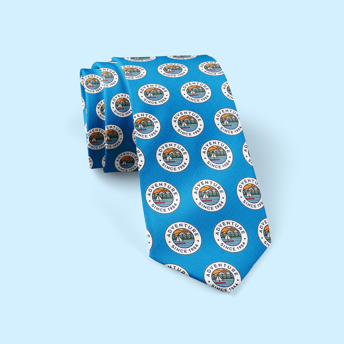 Custom Logo Tie Personalized Logo Neck Tie Company Logo Tie - Etsy