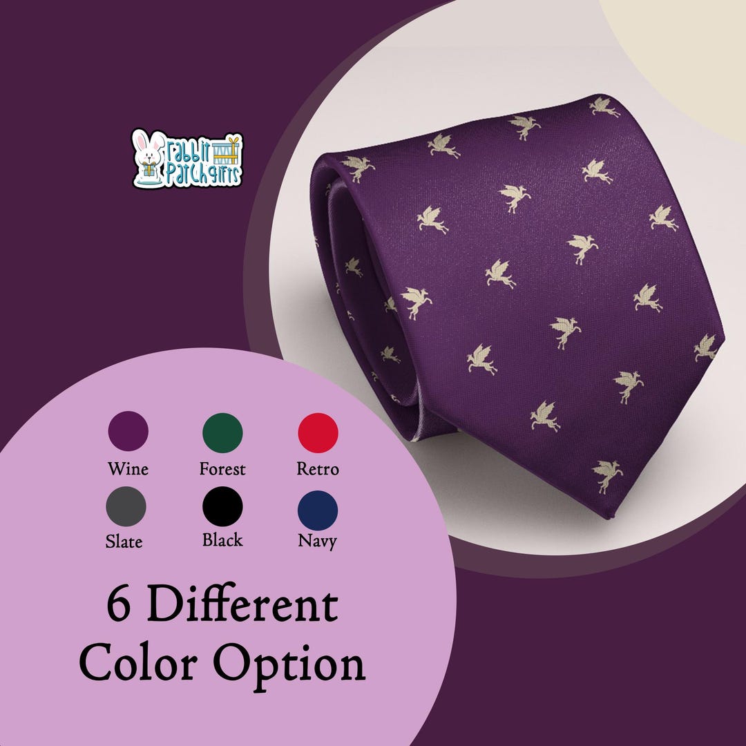 Jersey Devil Tie Cryptid Necktie Gothic Folklore Mens Tie Dark Fantasy ...