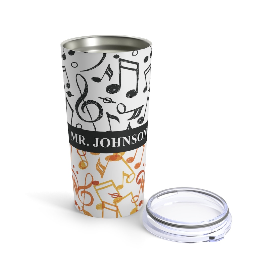Custom Name Tumbler for Music Teacher Custom Music Tumbler, Musicians ...