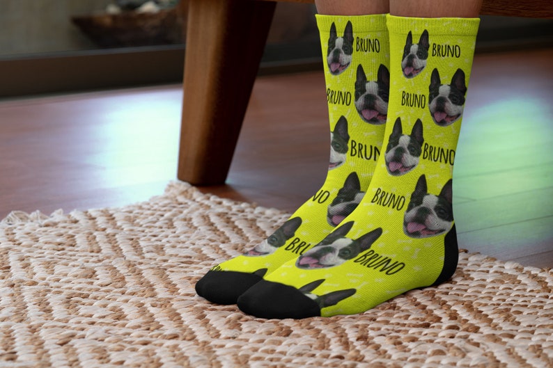 Custom Dog Face Socks/custom Dog Socks/custom Face Socks for - Etsy