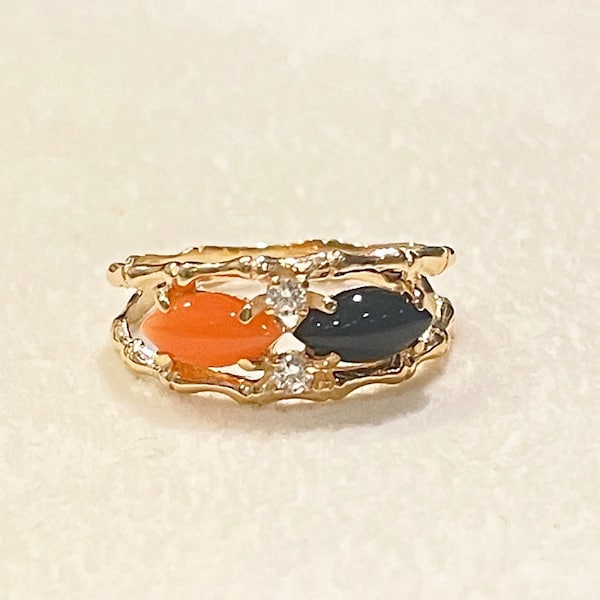 Salmon Ring - Etsy