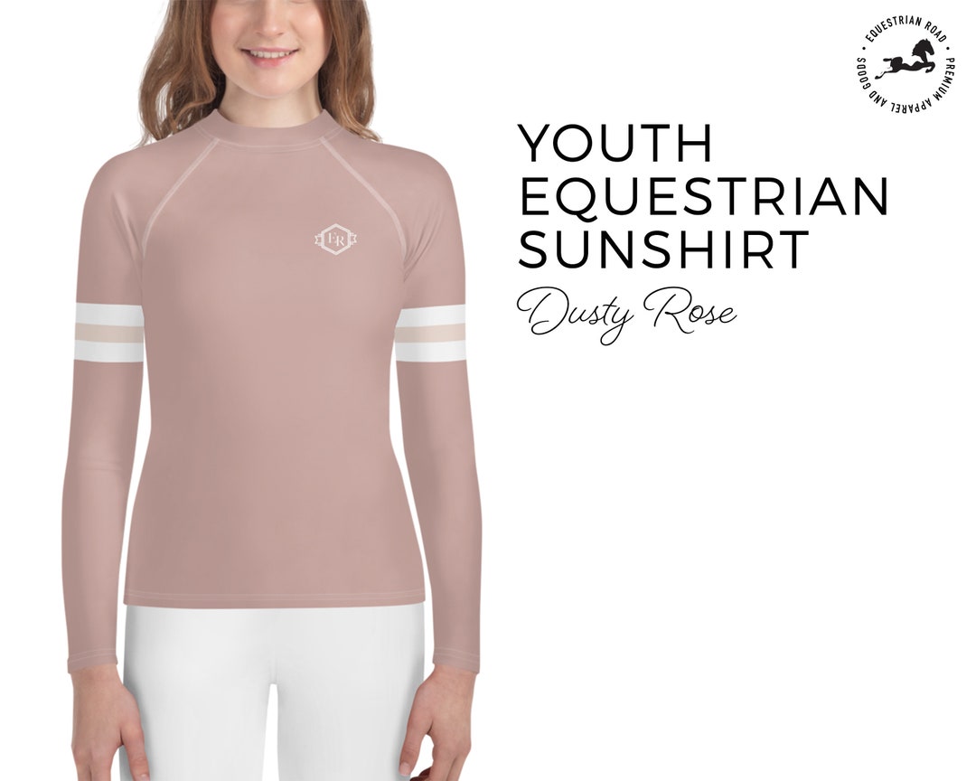 Youth Equestrian Sun Shirt, Children Riding Shirt, Teen Riding Shirt ...