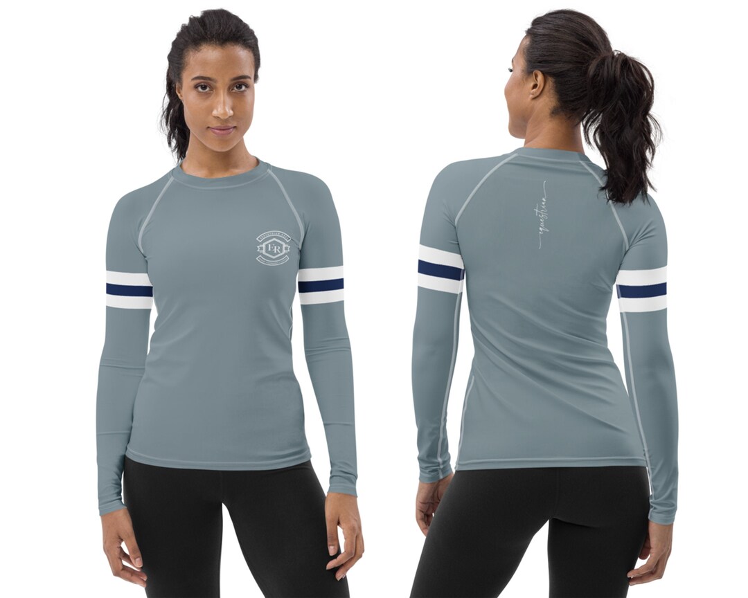 Equestrian, Riding Shirt, Horseback Riding Shirt, Steel Blue - Etsy