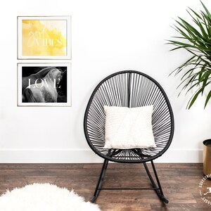 Good Vibes Yellow Decor Art Yellow Bedroom Decor Art Yellow ...