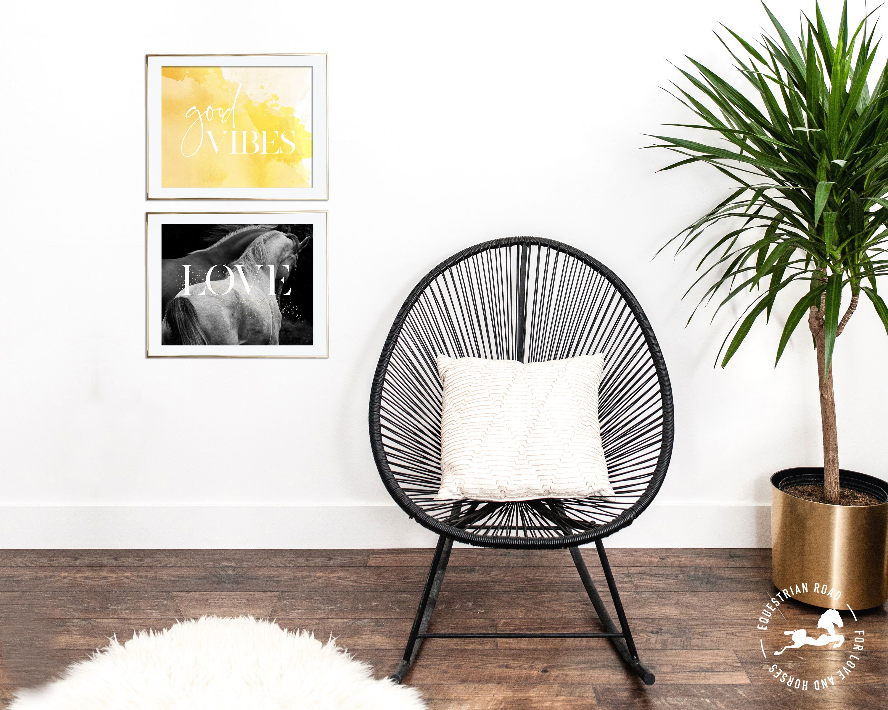 Good Vibes Yellow Decor Art Yellow Bedroom Decor Art - Etsy