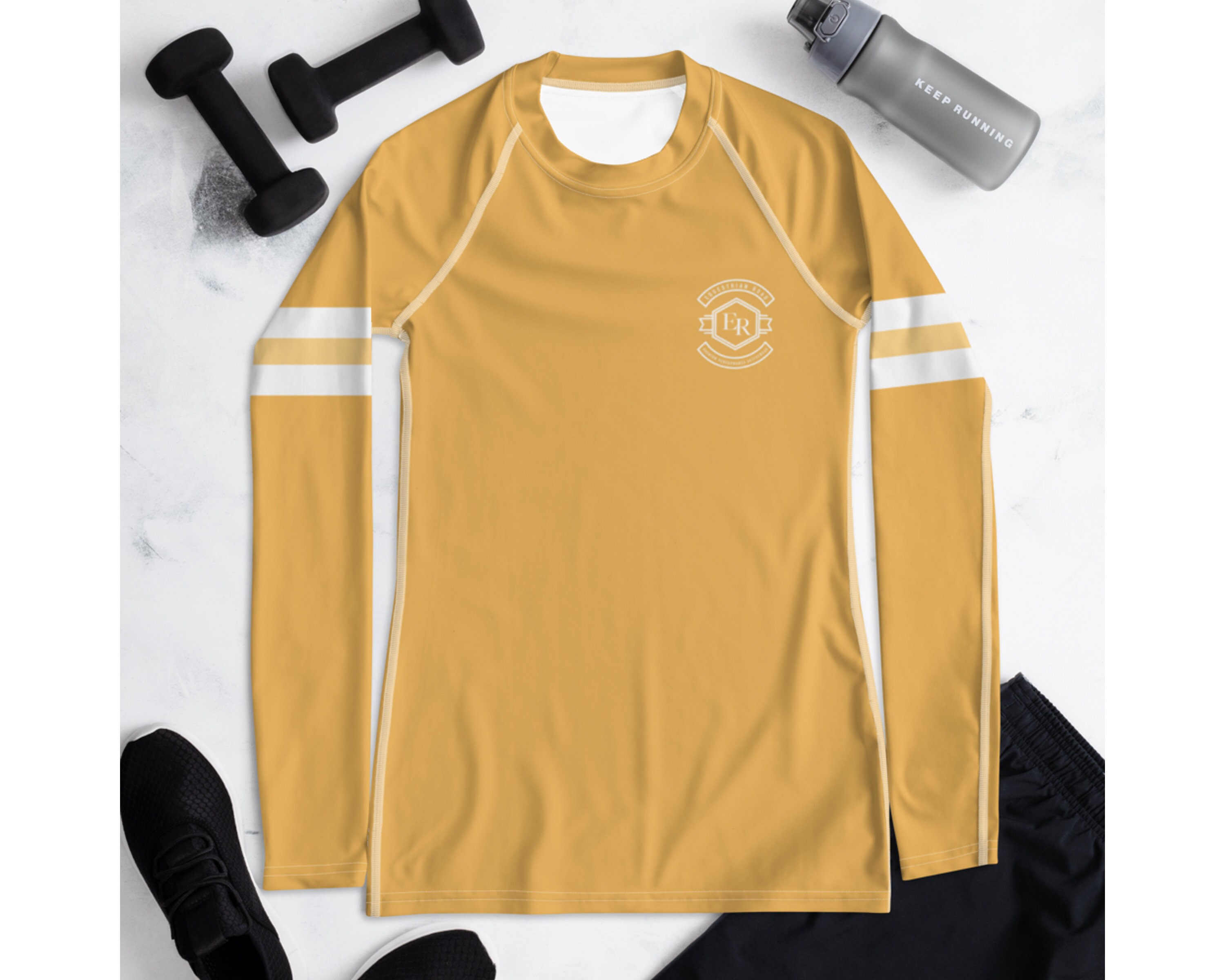 Women's Equestrian Sunshirt Yellow Horseback Riding - Etsy