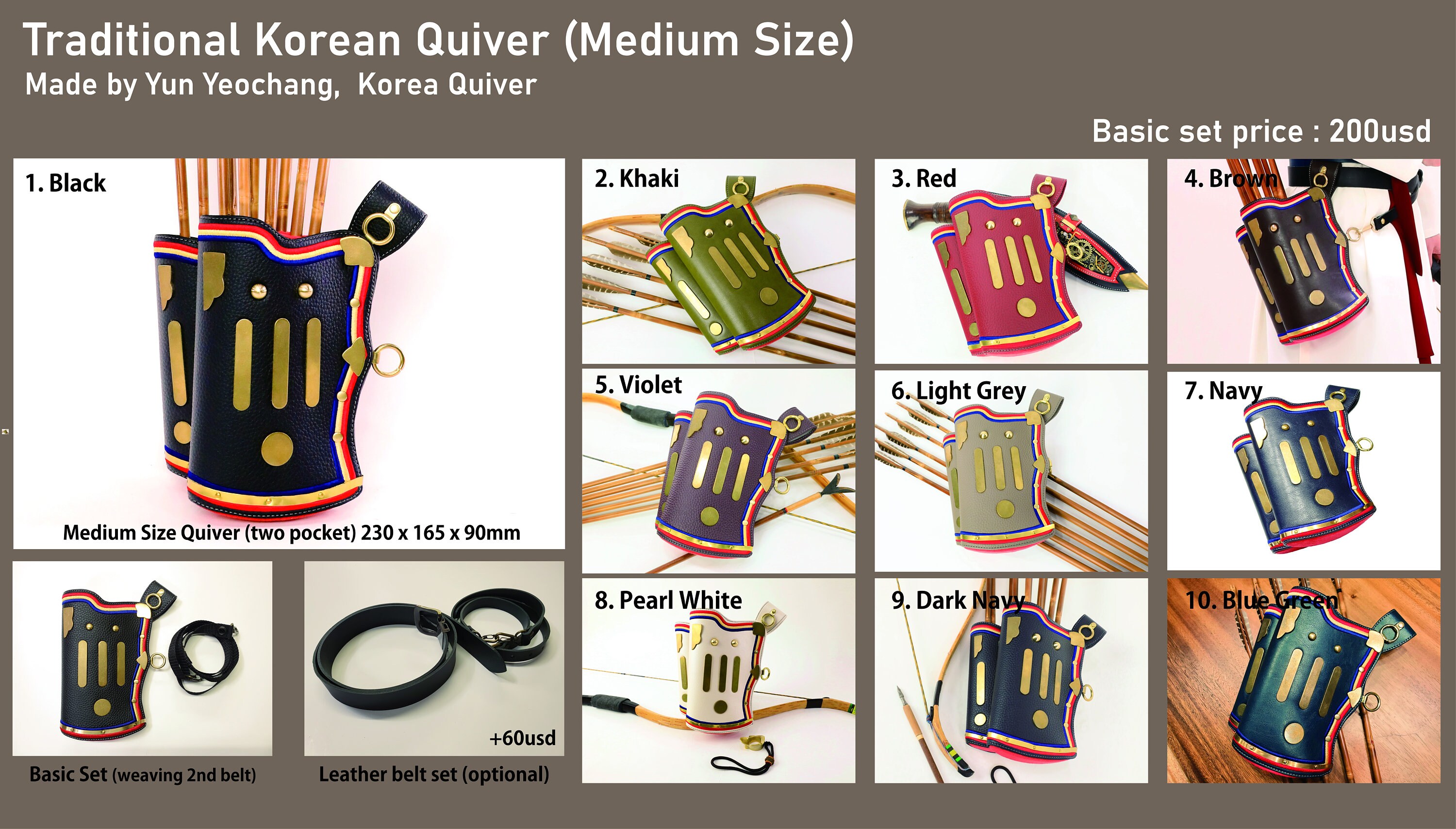 Traditional Korean Quiver for Archery - Etsy