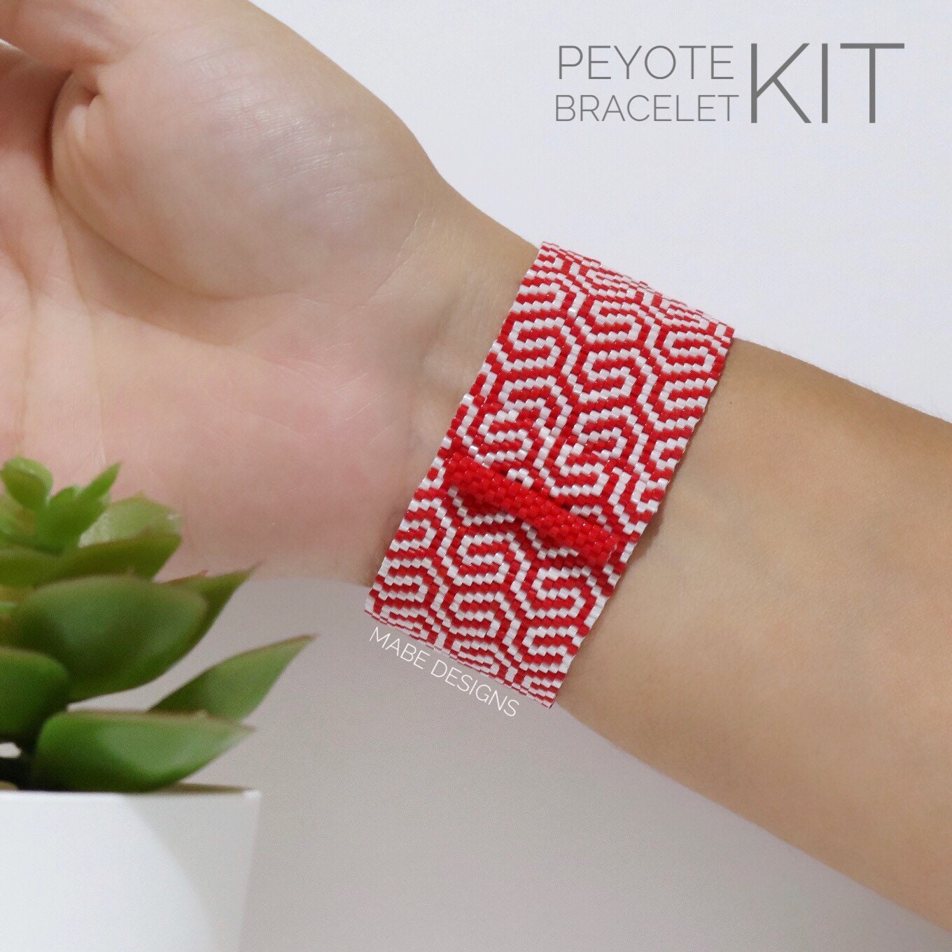 Peyote Bracelet Kit, Peyote Bracelet Patterns, Peyote Beading Patterns ...