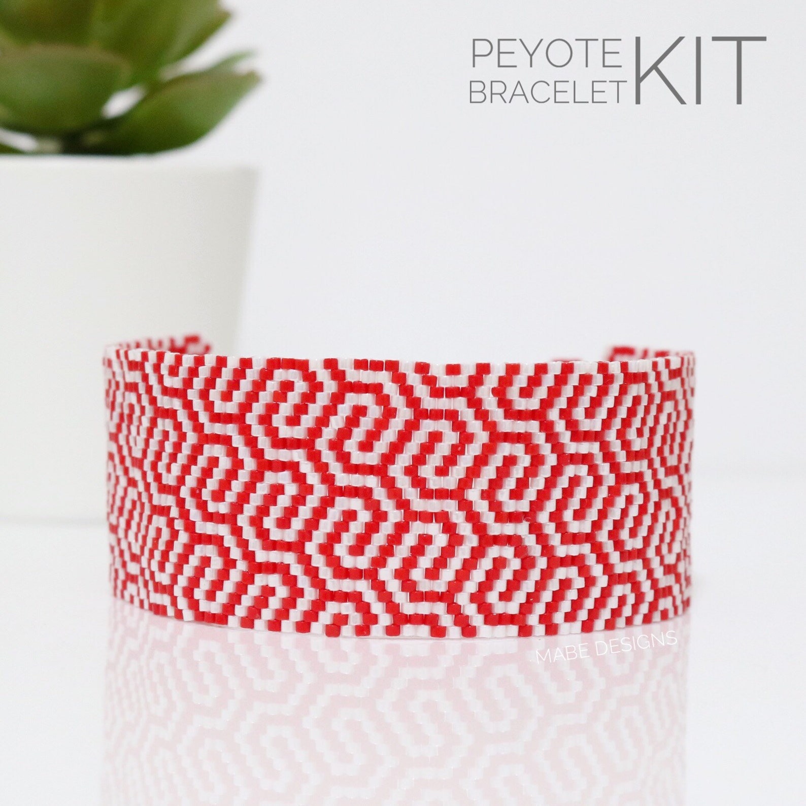 Peyote Bracelet Kit, Peyote Bracelet Patterns, Peyote Beading Patterns ...